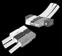 China Versatile Anderson Power 5913-BK connectors with chemical resistant housings and premate ground options for sale