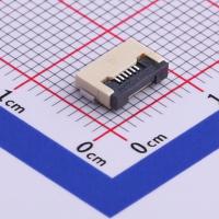 China Dual Contact Flip Top 0.5mm FPC Connector 2.0mm Height Suitable for Flat Cable ATOM FPC05006-09200 for sale