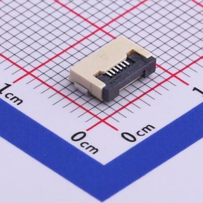China Dual Contact Flip Top 0.5mm FPC Connector 2.0mm Height Suitable for Flat Cable ATOM FPC05006-09200 for sale
