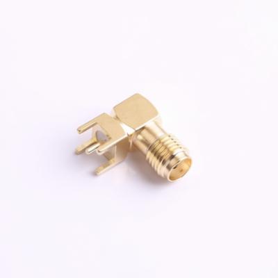 China copper SMA-K Bended Q4 DIP RF Connector AntennaHome AHCG.202 for RF transmit receiver systems up to 6GHz for sale