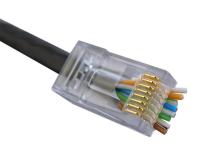China Durable Strain Relief Boot Featuring Bel Fuse SS-39500-003 for Enhanced CAT6 CAT5E Network Connections for sale