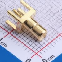 China Bat Wireless BWSMB JE SMB PCB End Connector Gold Color for Wireless Communication and Test Equipment for sale