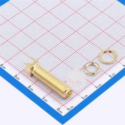 China SMA antenna connector BAT WIRELESS BWSMA-KE23 designed for PCB end mounting and RF signal transmission for sale