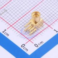China MMCX antenna connector BAT WIRELESS BWMMCX-KWE angled vertical pin with phosphor bronze gold plating for sale