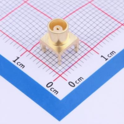 China Gold plated MCX PCB end connector BAT WIRELESS BWMCX KE designed for minimal insertion loss and signal for sale