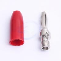 China insulated banana plug Bel Fuse 108-0302-001 with solderless connection and recessed plug body design for sale