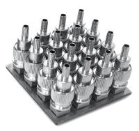China Twinax triax coax connectors Bel Fuse RFI25-13-D3 engineered for aerospace and military communication for sale