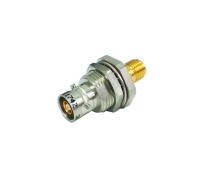 China Top brass nickel plated Trompeter adapters including Bel Fuse ADPL75-A1-PL75 for signal transmission for sale