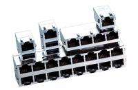 China Industrial Grade Connector Module Bel Fuse SI-51006-F for Extended Temperature Ethernet Applications for sale