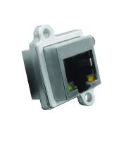 China Passive Automotive RJ45 Connector Fully Shielded Vertical Orientation Bel Fuse SS-60400-001 with LED for sale
