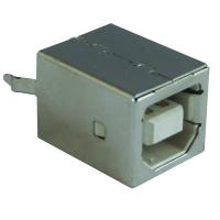 China USB 2 0 vertical Type B connector with 30 microinch gold plating Bel Fuse SS 52300 002 and shielding for sale