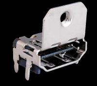 China Bel Fuse SS 53000 003 HDMI Connector Type A with Gold Contacts and High Temperature Plastic Material for sale