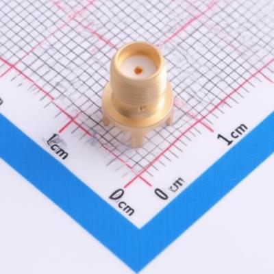 China SMA 50 Ohm Connectors with Gold Plated Nickel Plated Finishes Frequency Range to 26.5 GHz Bel Fuse 142-0701-201 for sale