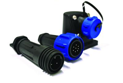 China Durable industrial power connectors Bulgin PX0950 with IP68 IP69K ratings and screw termination for sale