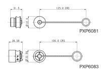 China Plastic Bulgin PXP6083 Connector Designed to Withstand Salt Mist and Extreme Temperature Conditions for sale