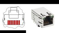 China Durable Bel Fuse SS-39200-063 supporting high power PoE devices with RJ45 and ARJ45 connector types for sale