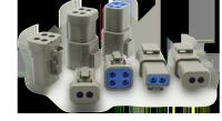 China Durable Bulgin SA1002 rectangular connectors offering sealed cable to cable connections for industry for sale