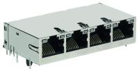 China 100W Power over Ethernet Module Bel Fuse 0826-1X4T-HS-F Gigabit Ethernet Compatible Connector Module for sale