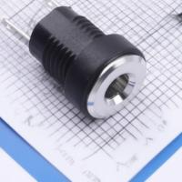 China Durable DC Power Jack CAX DC-022B-1.3-HJ with PA66 Base and Tin Plated Metal Contact Construction for sale