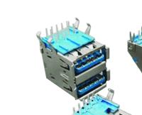 China Bel Fuse SS 52100 003 USB connectors offering backward compatibility with USB 2 0 and 1 0 standards for sale