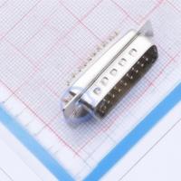 China Insulated connector CAX DB-G-15P-HX-GK with 100 Mega Ohms minimum insulation resistance at 500V DC voltage for sale