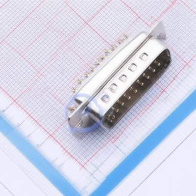 China Insulated connector CAX DB-G-15P-HX-GK with 100 Mega Ohms minimum insulation resistance at 500V DC voltage for sale