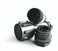 China ATEX certified circular power connectors Bulgin EXP-0980 constructed from grade UL94V-0 polyester for industrial for sale