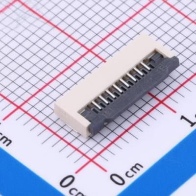 China Flip Top Bottom Entry FPC Connector BOOMELE Boom Precision Elec FPC 8P 1.0mm Pitch for Flexible Circuit for sale
