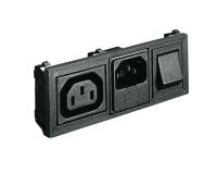 China Bulgin BZM42Z000053B power entry module offering combinations of mains inlets outlets and indicators for sale