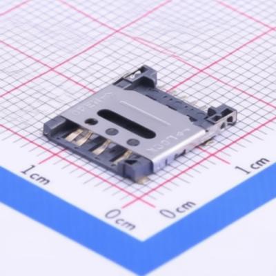 China BOOMELE Boom Precision Elec NANO SIM 6PIN flip type connector 1.4H height for SIM card applications for sale