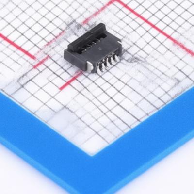 China FPC FFC connector CAX CAX-AFC42-04XMB-H1.0 with upper lower contacts and thermoplastic housing colors for sale