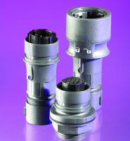 China Robust all plastic circular connectors Bulgin PXP6082 featuring push pull coupling and twist lock for secure connections for sale