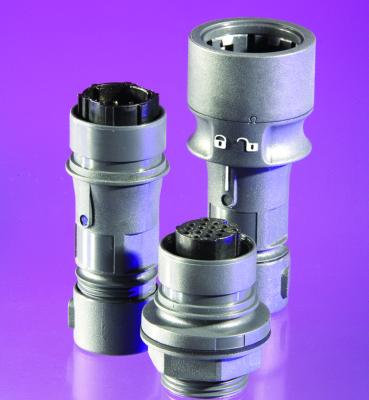 China Robust all plastic circular connectors Bulgin PXP6082 featuring push pull coupling and twist lock for secure connections for sale
