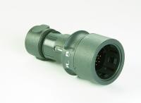 China Robust all plastic circular connectors Bulgin PXP6082 featuring push pull coupling and twist lock for secure connections for sale