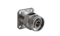 China Durable stainless steel Bulgin RFNA4PGIMF N Type RF connector supporting frequencies up to 18 GHz for sale