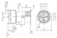 China circular connector Bulgin PXPPVC12TSFF12AFBBFB for industrial machinery and automation applications for sale