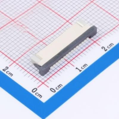 China ZIF R A Type K SMT Connector 1.0mm Pitch 2.5mm Height CAX CAX-AFA07-14XCB-H2.5 for Electronic Devices for sale
