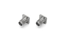 China Durable stainless steel Bulgin RFTNCAA4JCCFFGE 50 ohm RF connector designed for performance up to 18GHz frequency for sale