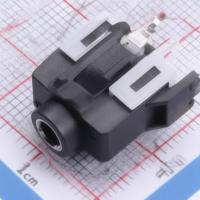 China Durable electronic connector CAX PJ-334A-7P with inner copper sleeve and rated load 30 volts 0.5 amps for sale