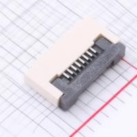 China FPC Easy On Right Angle SMT Connector 0.5mm Pitch with 50V AC Voltage Rating CAX CAX AFC01 09XCB H2 0 for sale