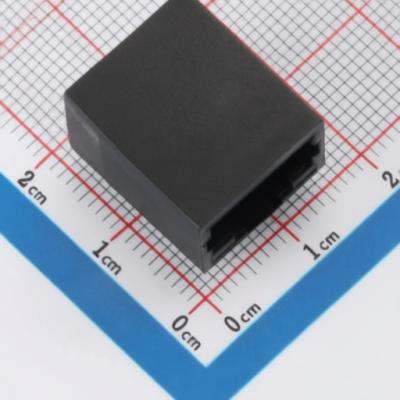 China High Durability RJ45 Network Socket with Phosphor Bronze Pins and PA Black Housing CAX RJ58-10P10C-QSWL for sale