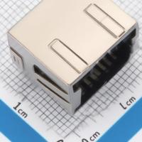 China Electrical connector CAX RJ568P8C-DL-DT featuring 125 VAC voltage rating and durable housing material for sale