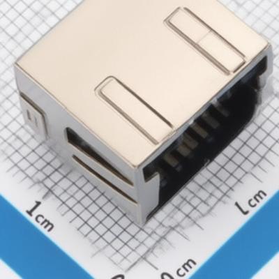 China Electrical connector CAX RJ568P8C-DL-DT featuring 125 VAC voltage rating and durable housing material for sale