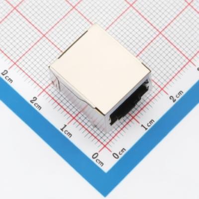 China Versatile CAX RJ58-10P-8C-QB PCB Jack Connector Suitable for Various Applications and Port Options for sale