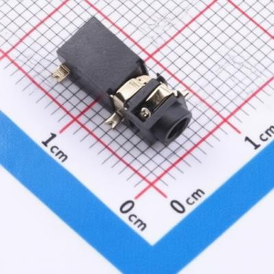 China Electronic 2.5mm Headphone Socket CAX PJ-208A-4P Offering Consistent Insertion and Extraction Force for sale