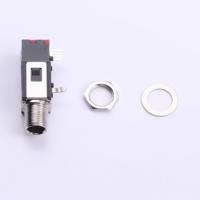 China phone jack CAX PJ-6318B-S with ABS housing bronze springs brass sleeve and steel hex nut components for sale