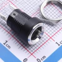 China Tin Plated DC Power Jack CAX DC-022B-2.0-HJ Featuring Zinc Alloy Round Pin and Phosphor Copper Feet for sale