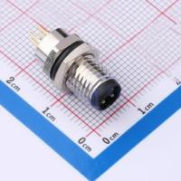 China Durable CAZN M8-P4D-GPFM8 panel mount socket connector featuring pin type and PCB board connection for secure electrical for sale