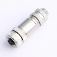 China Industrial M12 Connector CAZN M12-S4A-GWAP7-BS with Zinc Alloy Housing and Solder Wire Wiring Method for sale