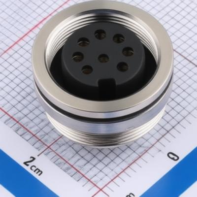 China Electrical Connector CAZN M16-S8-GPB M18 with CE RoHS Certification and Front Panel Mounting Design for sale